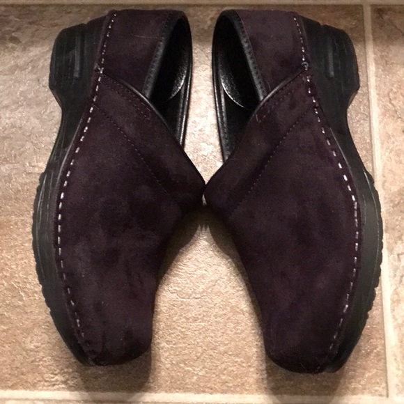 Dansko | Shoes | Dansko Professional Clogs In Purple Suede | Poshmark